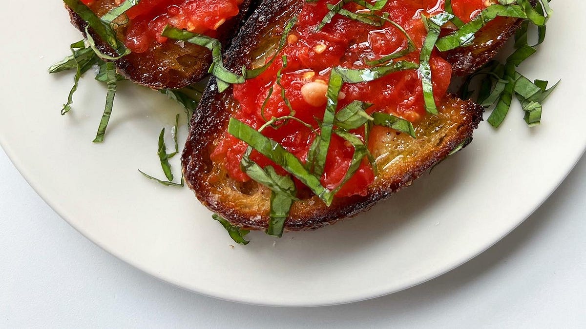 It's Tomato (and Bread) Season - by Trevor Joyce