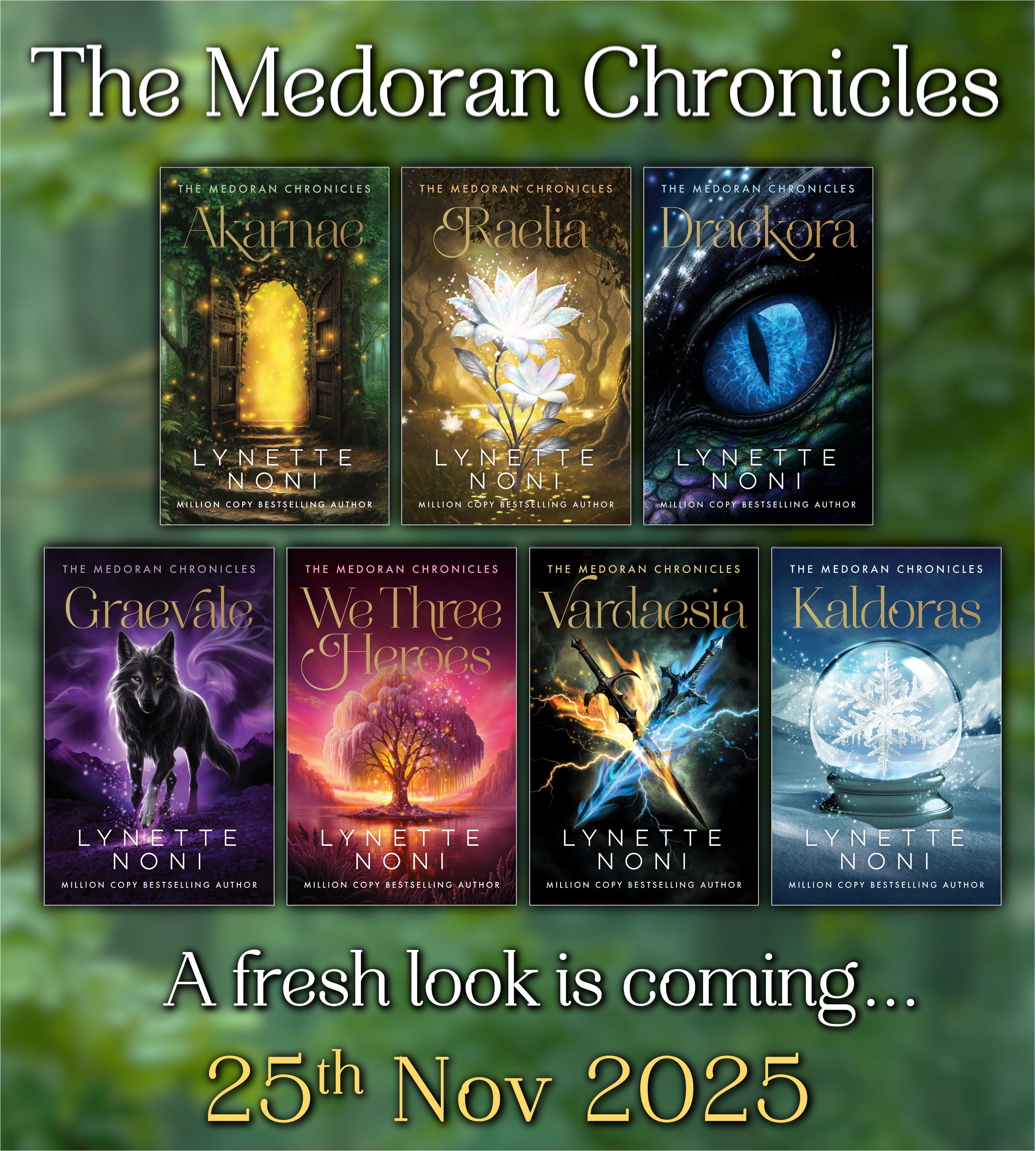 The Medoran Chronicles - New Covers! - Lynette Noni
