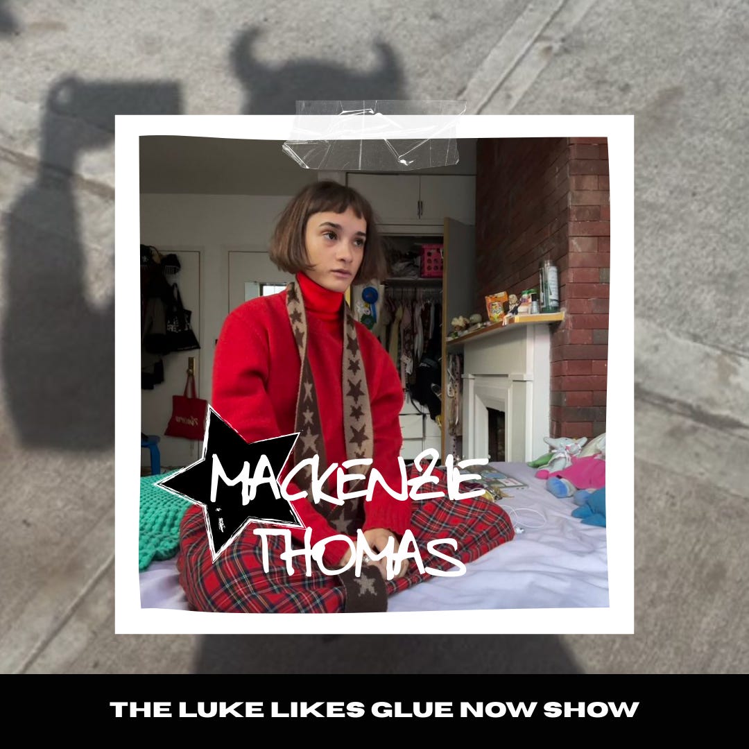 NEW GLUE: Mackenzie Thomas