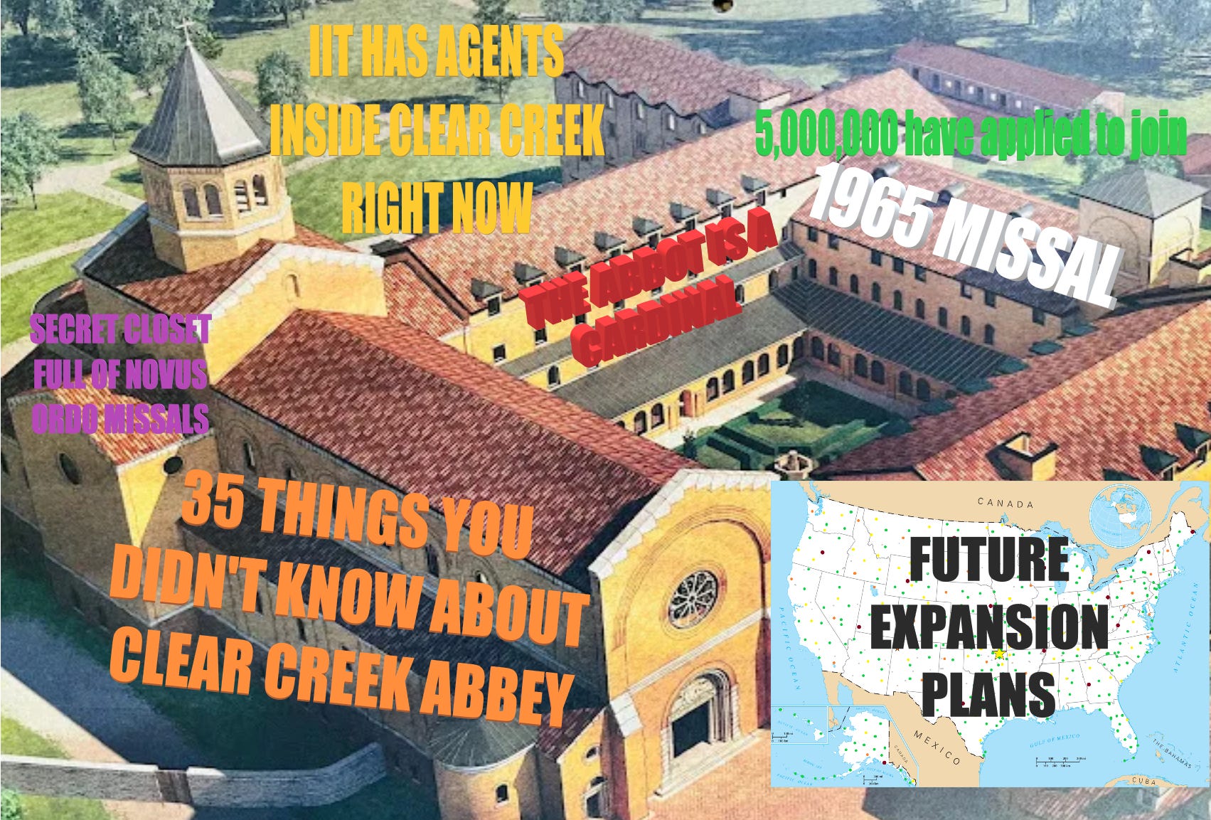 The 35 Most Closely Guarded Secrets of Clear Creek Abbey