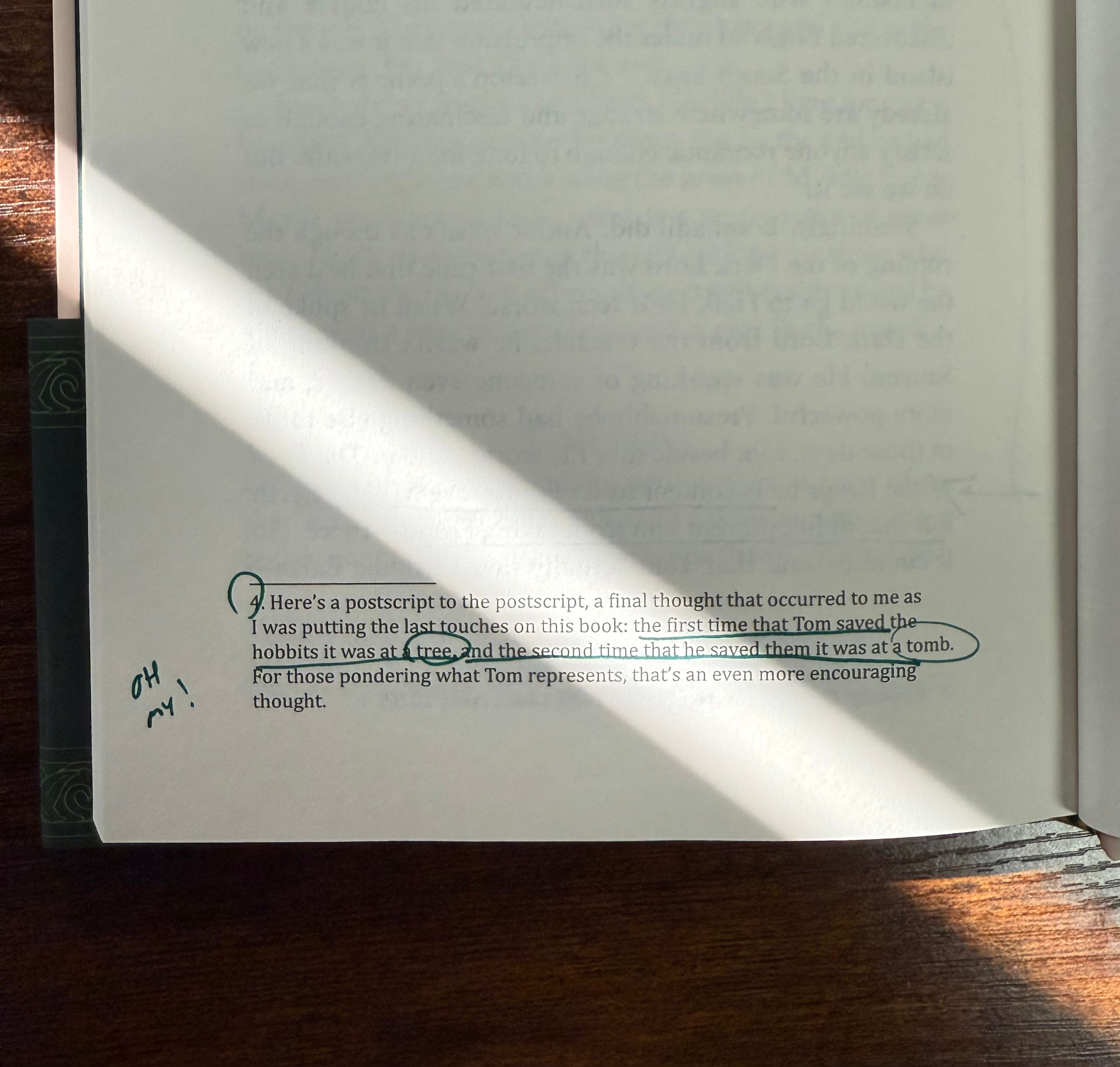 Jared C Wellman (@jaredcwellman): "This footnote about Tom Bombadil ...