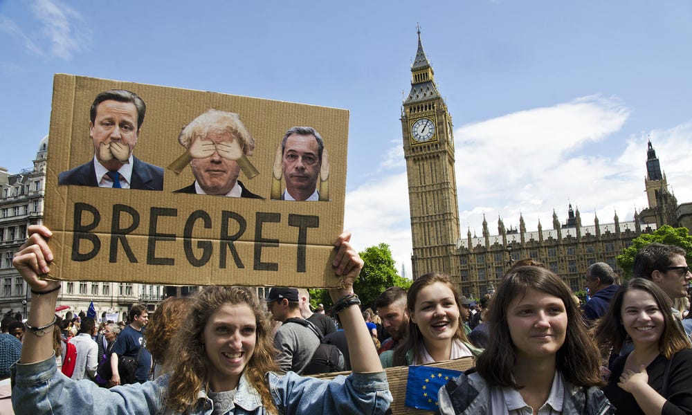 Tory voters say Brexit a failure and hurt UK economy