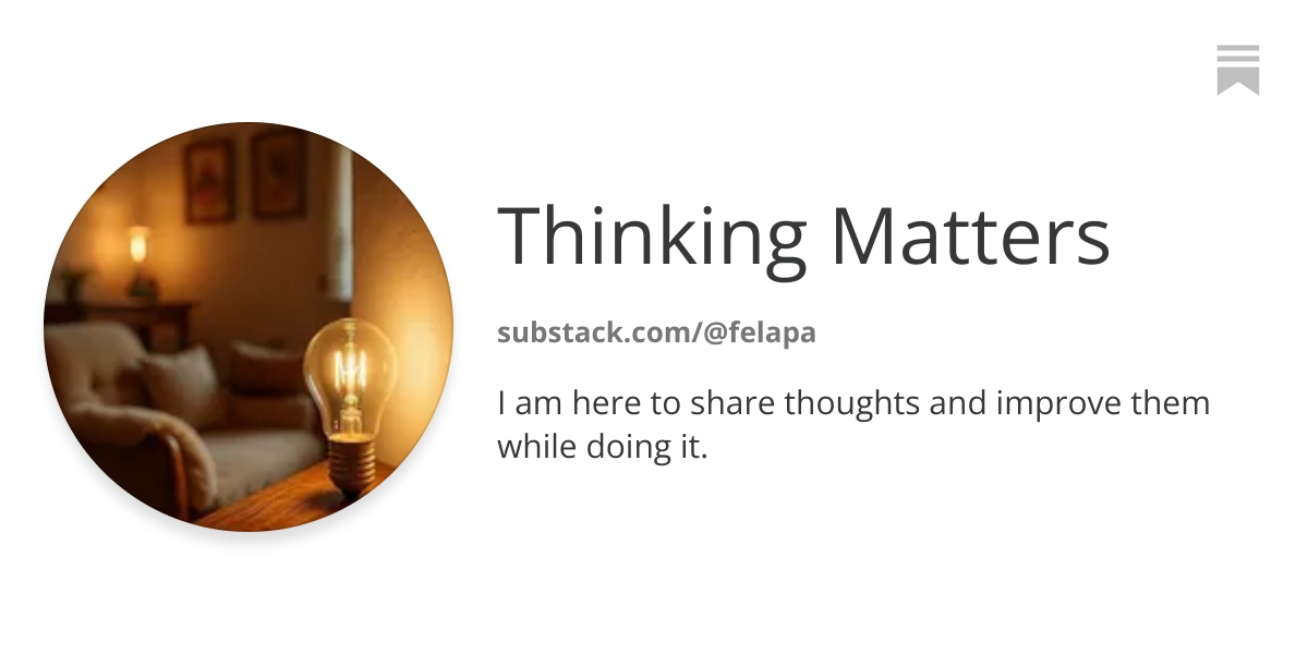 Thinking Matters | Substack
