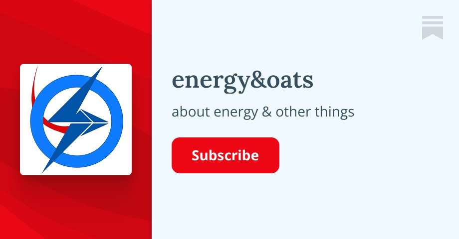 energy&oats | Substack