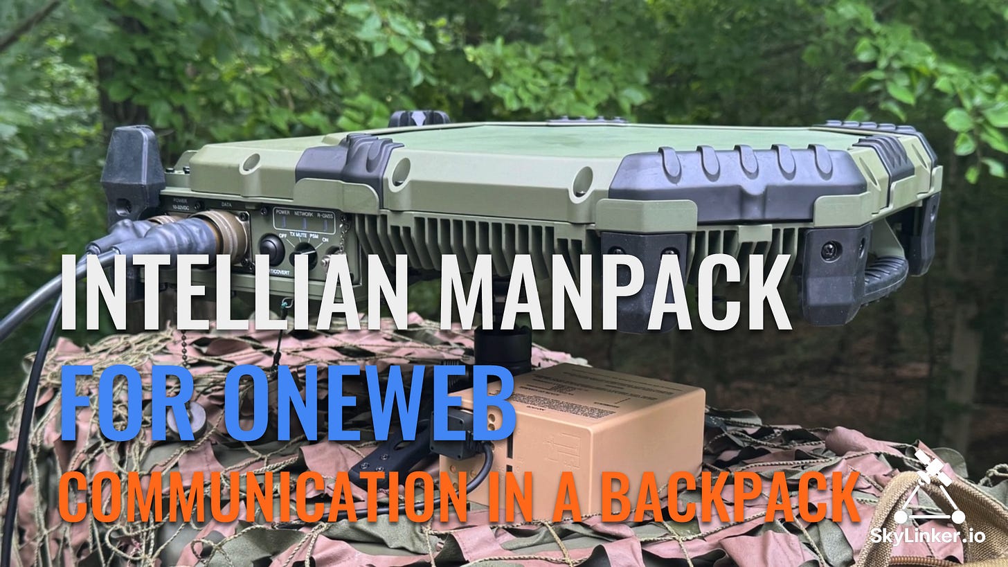 Intellian Manpack for OneWeb: Connectivity in a Backpack