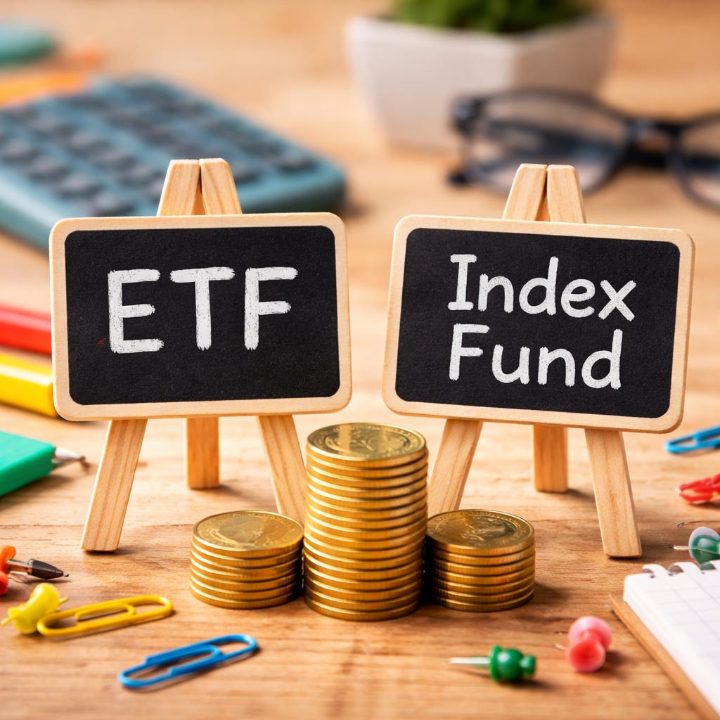 ETFs vs Index Funds: A Simple Guide for Beginners