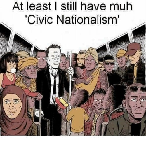 The Cancer of Civic Nationalism - The Tactical Hermit