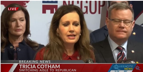 NC GOP Rep. Tricia Cotham's Position On Abortion As Unwavering As Her ...
