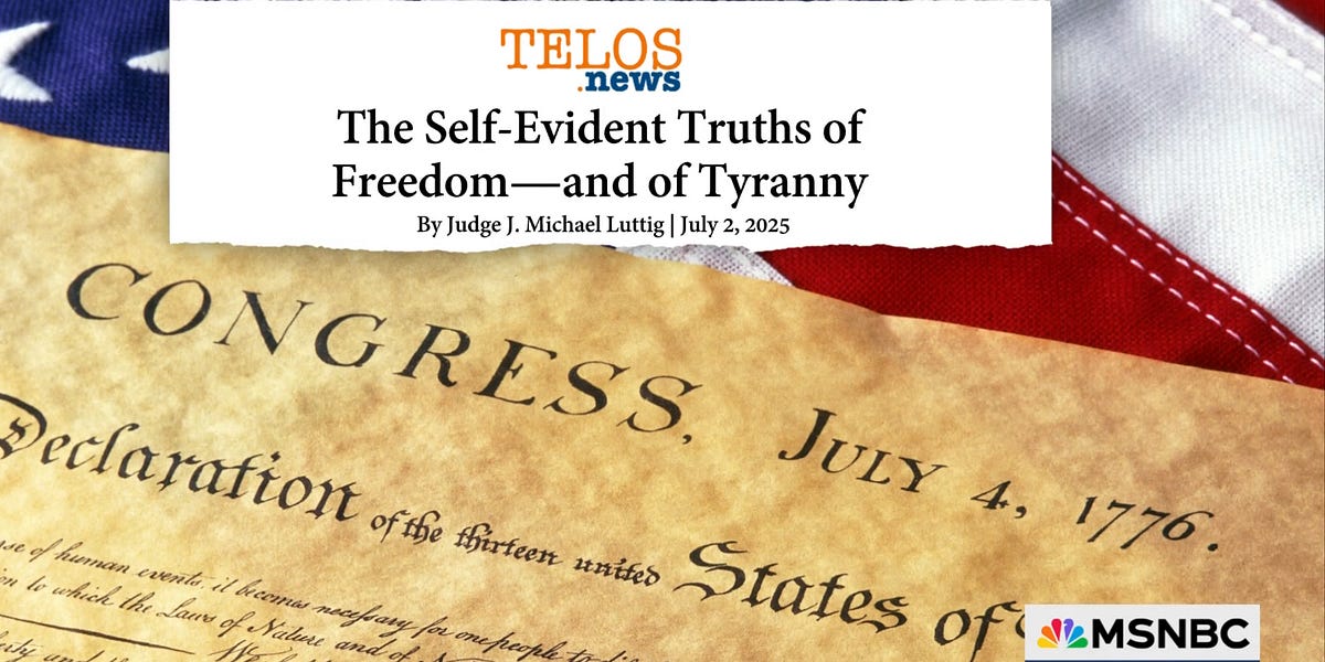 Judge Luttig: "Almost every single right, privilege, and liberty that ...