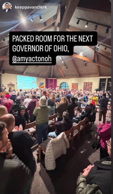 PACKED House for Amy in Cincinnati! - by Dr. Amy Acton