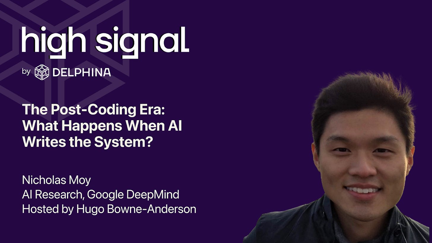 The Post-Coding Era: What Happens When AI Writes the System?