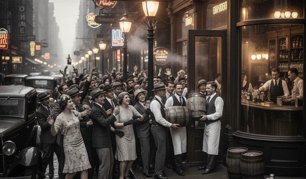 🍻 December 5, 1933 – Prohibition Repealed in the United States
