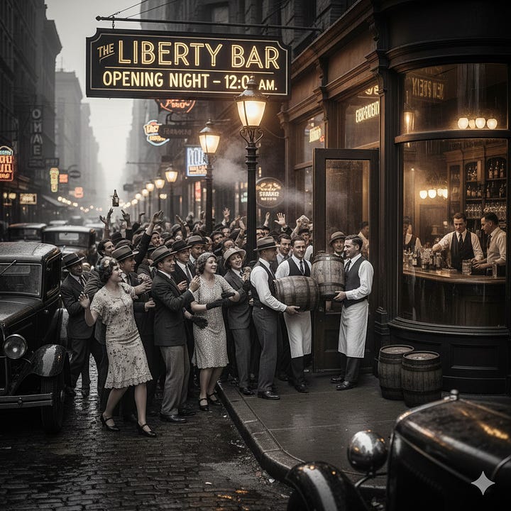 🍻 December 5, 1933 – Prohibition Repealed in the United States