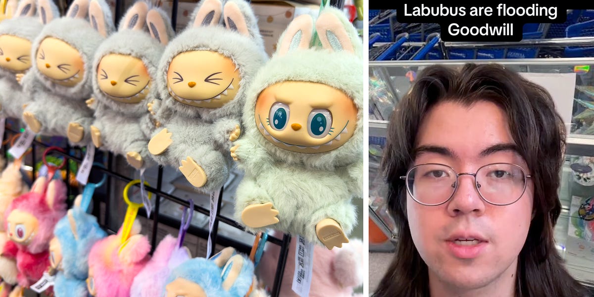 Goodwill store worker says Labubu trend is over
