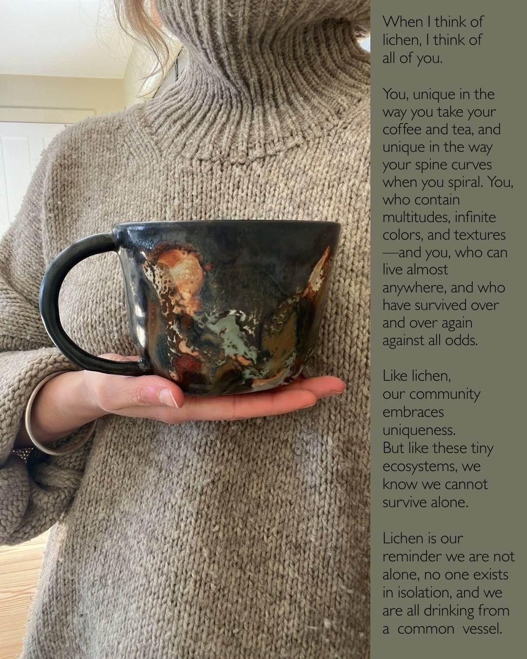 The Lichen Mug - by Kara Duval - All Done For Today
