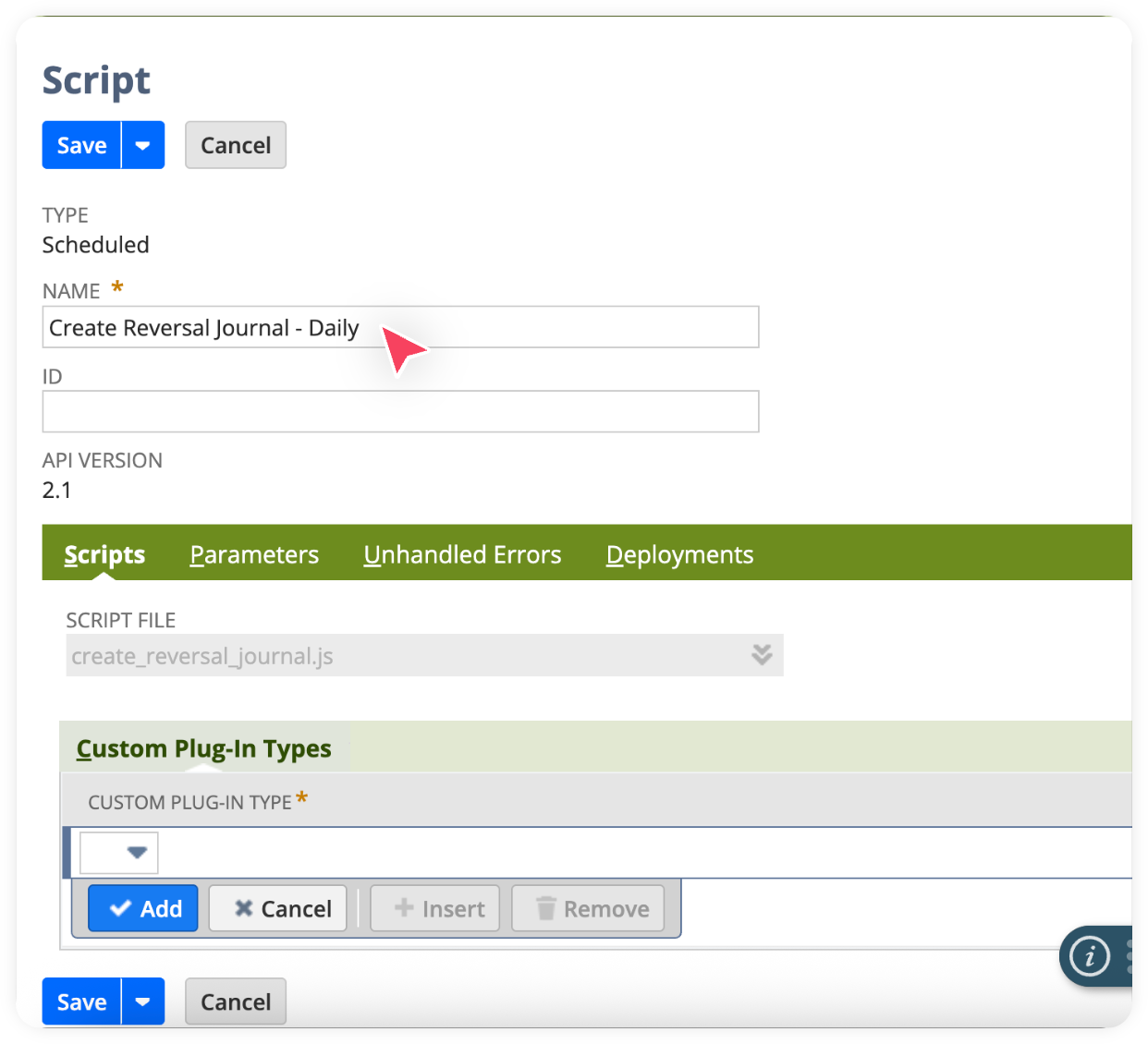 How to automate the creation of reversal journals in NetSuite