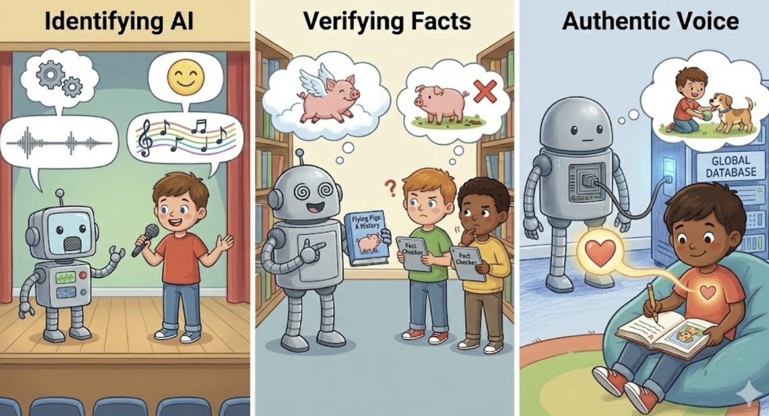 The Digital Detective Club: Teaching AI Literacy to Young Students