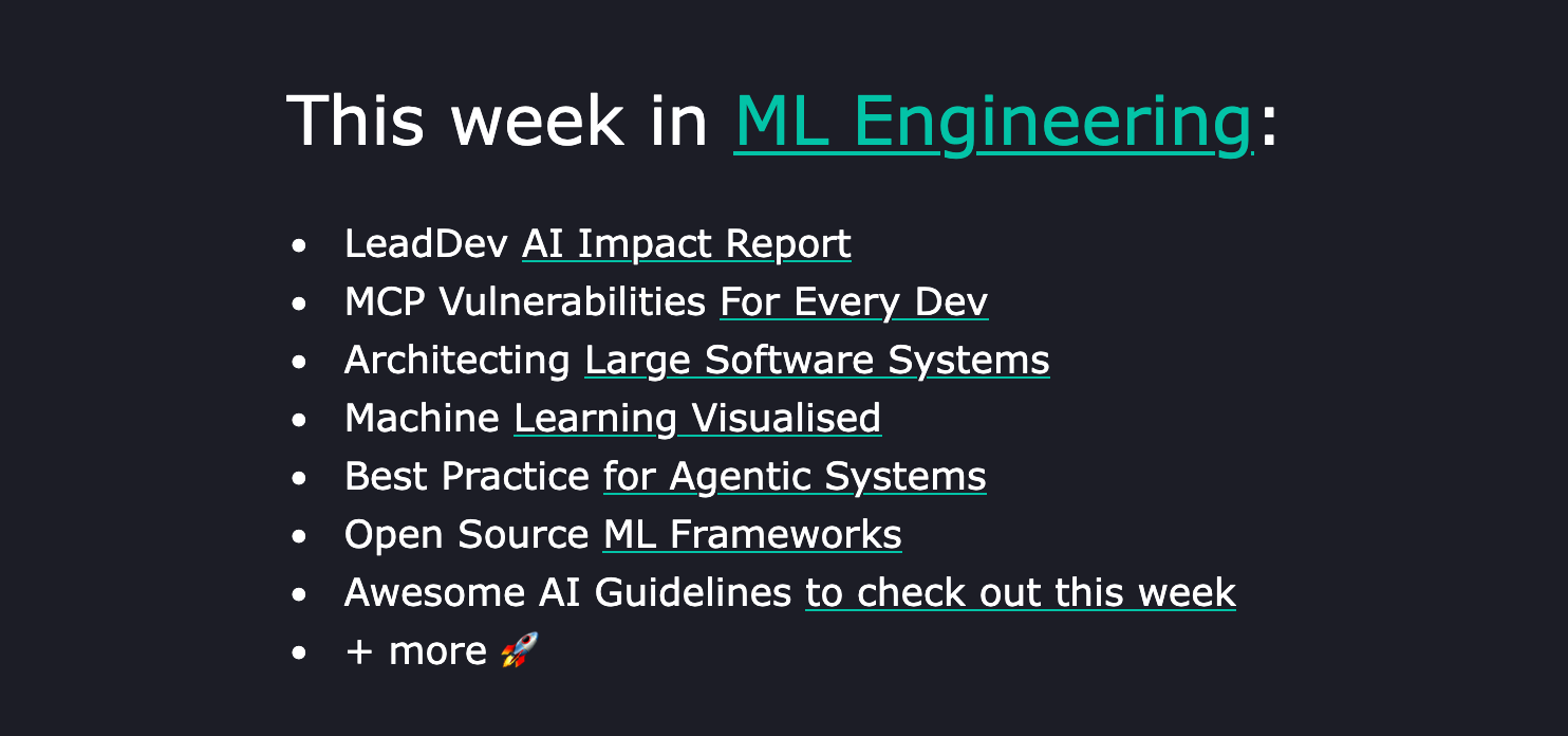 The Machine Learning Engineer | Alejandro Saucedo | Substack