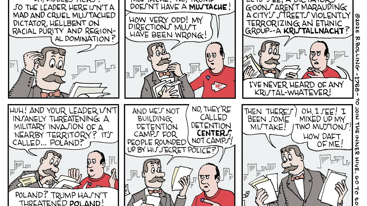 Tom the Dancing Bug - by Ruben Bolling - The Contrarian