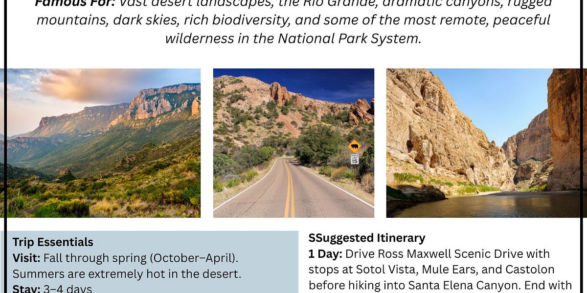 Big Bend National Park Planning Guide