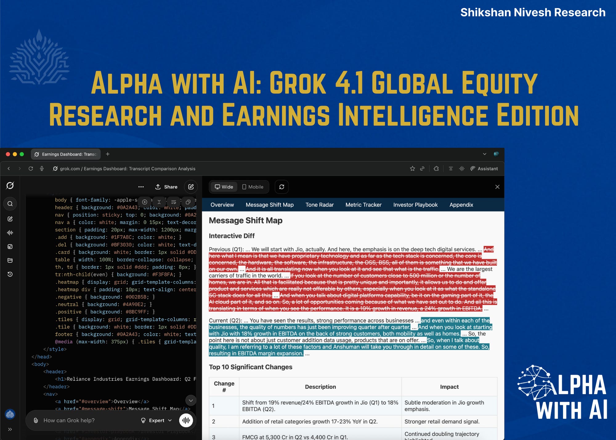 Grok 4.1 Global Equity Research and Earnings Intelligence Edition