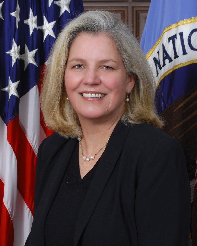 NSA Director and Cyber Command Chief Timothy Haugh, Deputy Wendy Noble ...