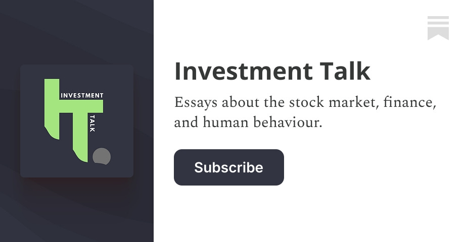 Investment Talk | Conor Mac | Substack