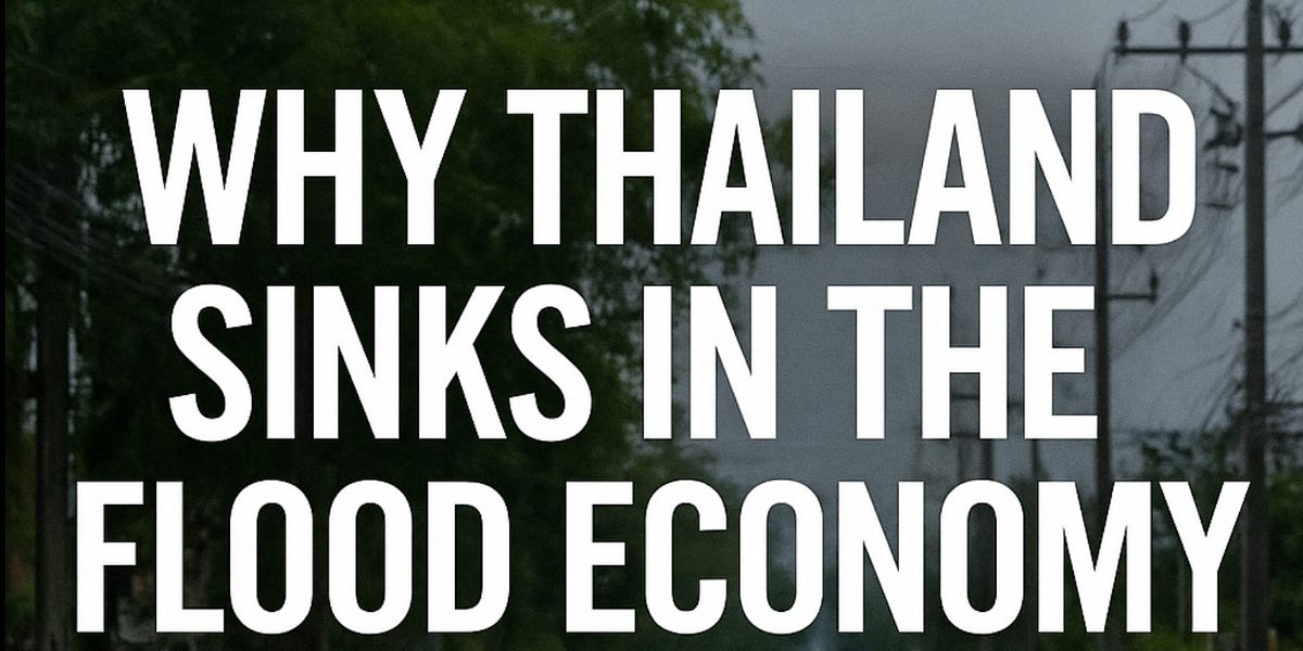 Why Thailand sinks in the flood economy - Tom Tuohy