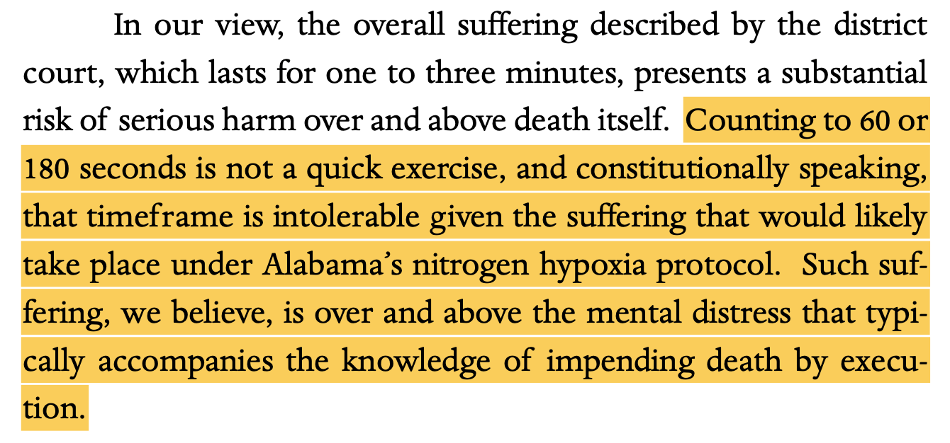 Federal court rules Alabama's nitrogen gas execution protocol ...