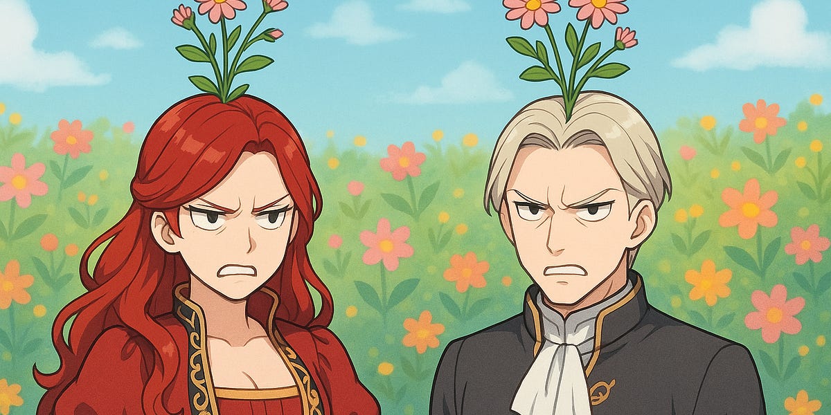 🌟 Japanese Word of the Day:（頭が）お花畑（あたまが おはなばたけ / Atama ga Ohanabatake）