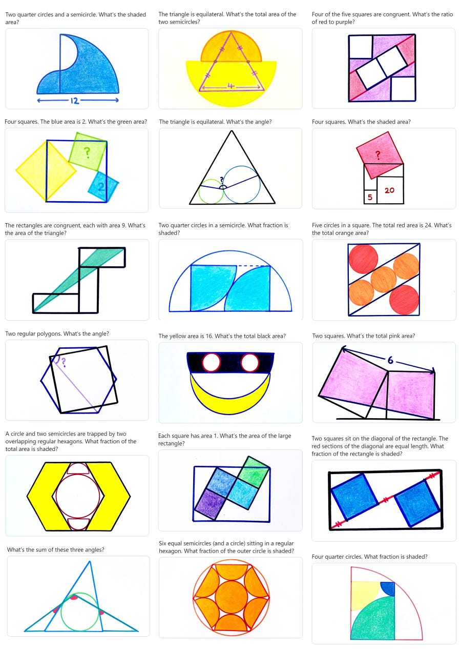 Math Games: The Catriona Agg Geometry Compendium - by BL