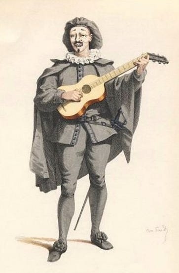 The zanni costumes of commedia dell'arte - by Sal West