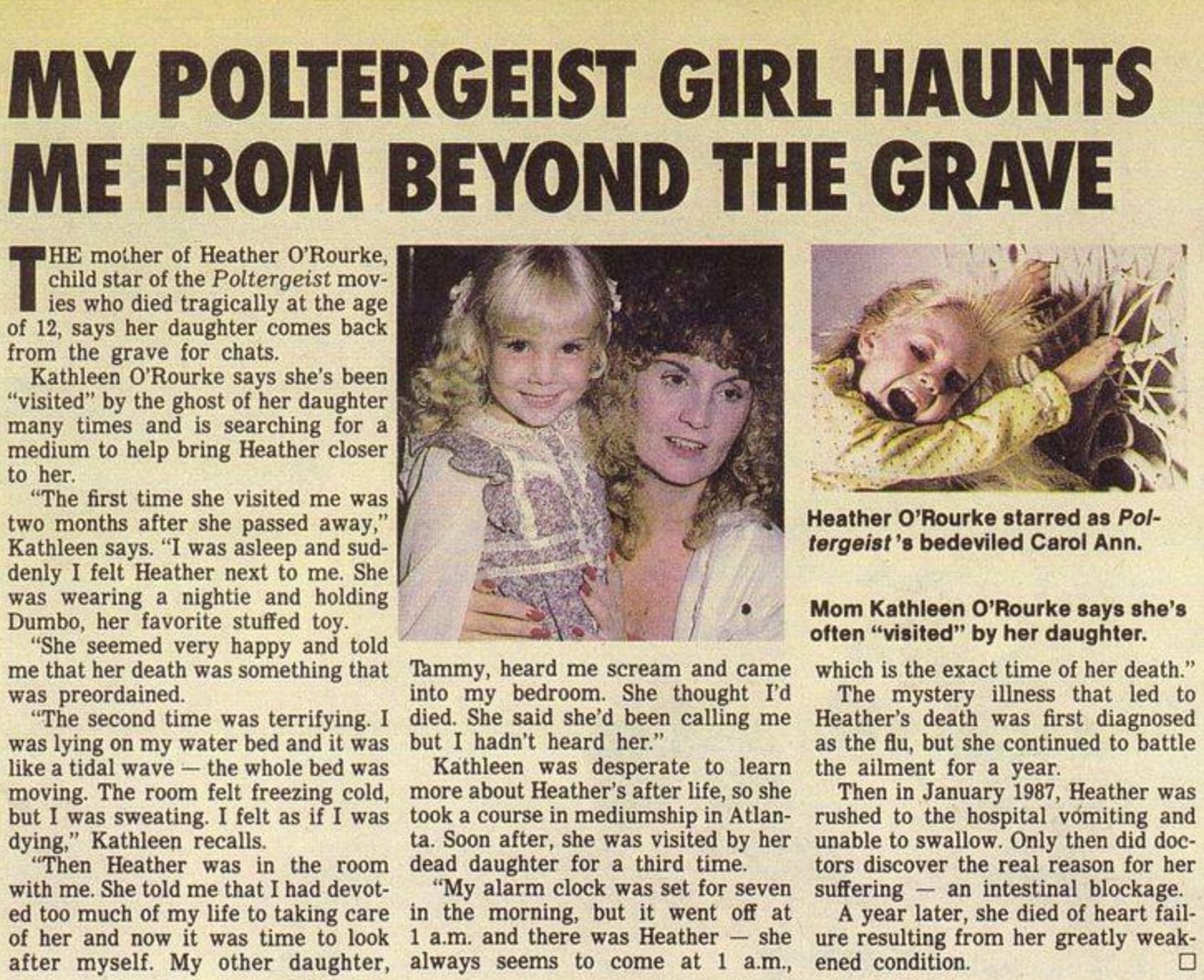 What Really Happened to Heather O'Rourke?