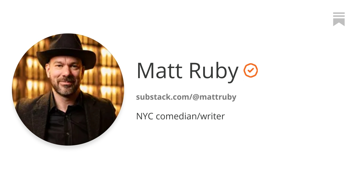 Matt Ruby | Substack