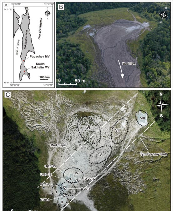 South Sakhalin Mud Volcano - by Steve Sorrell