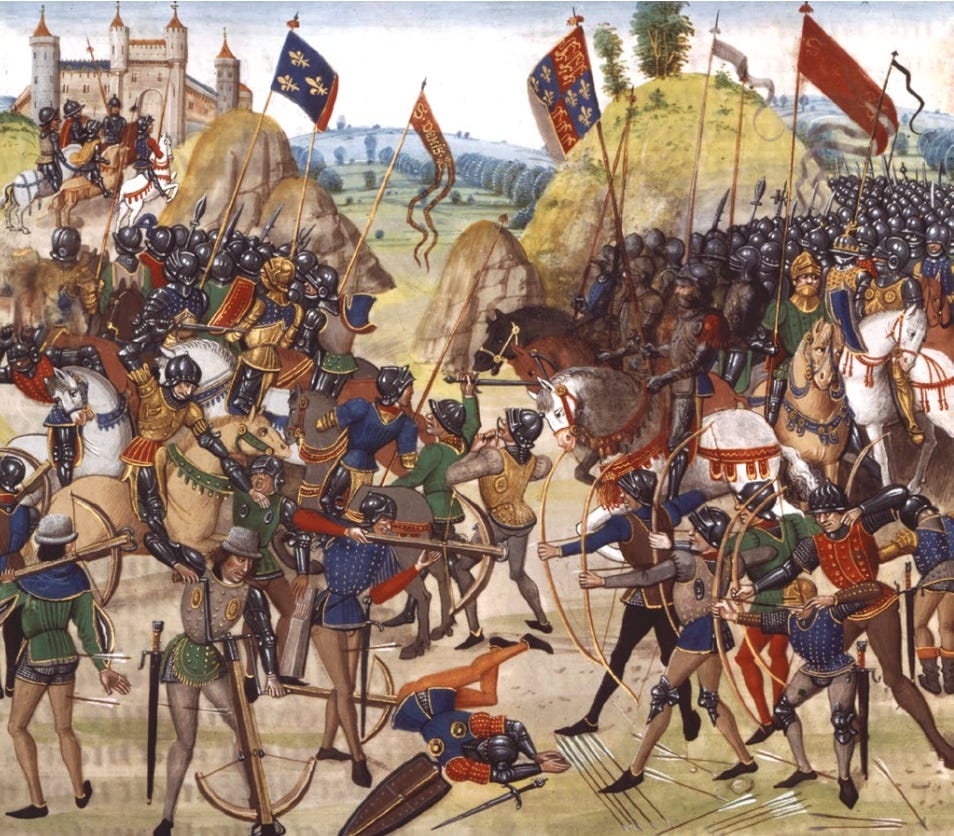DID MEDIEVAL ENGLISH ARCHERS SHOOT INTO THE AIR?