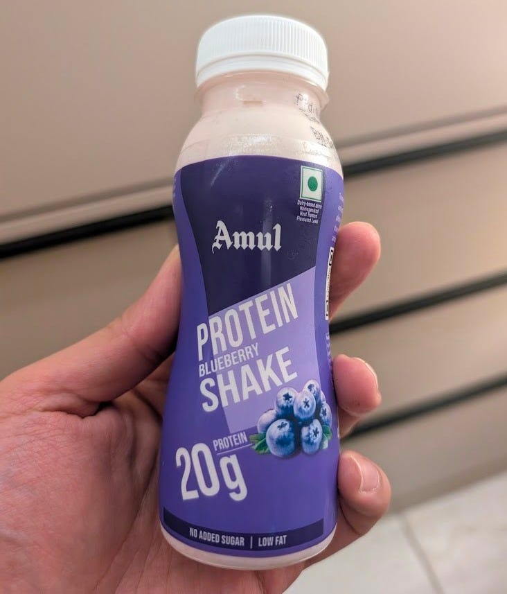 Amul’s Blueberry Protein Shake: A Review