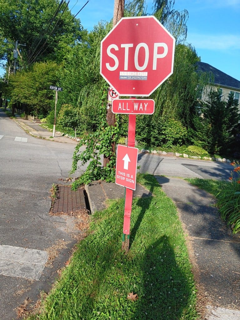 Swarthmore Stop Sign; It’s What Plants Crave
