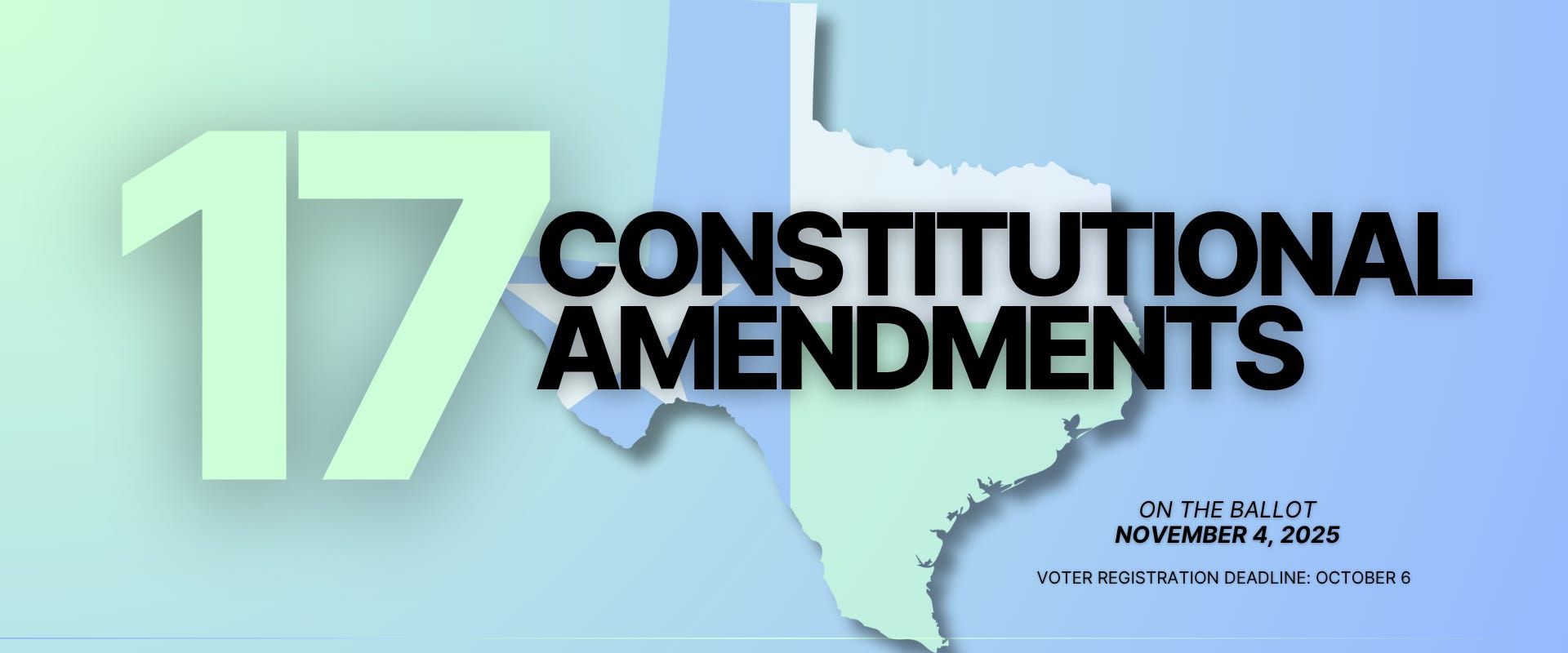 17 Constitutional Amendments - by As Texas Goes