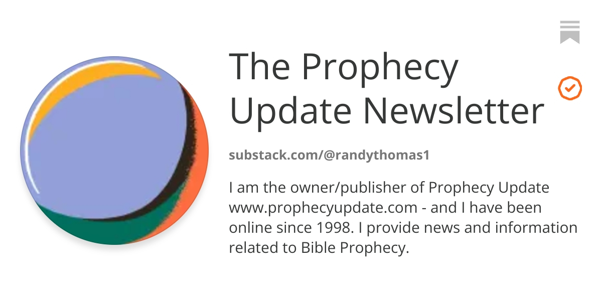 The Prophecy Update Newsletter | Substack