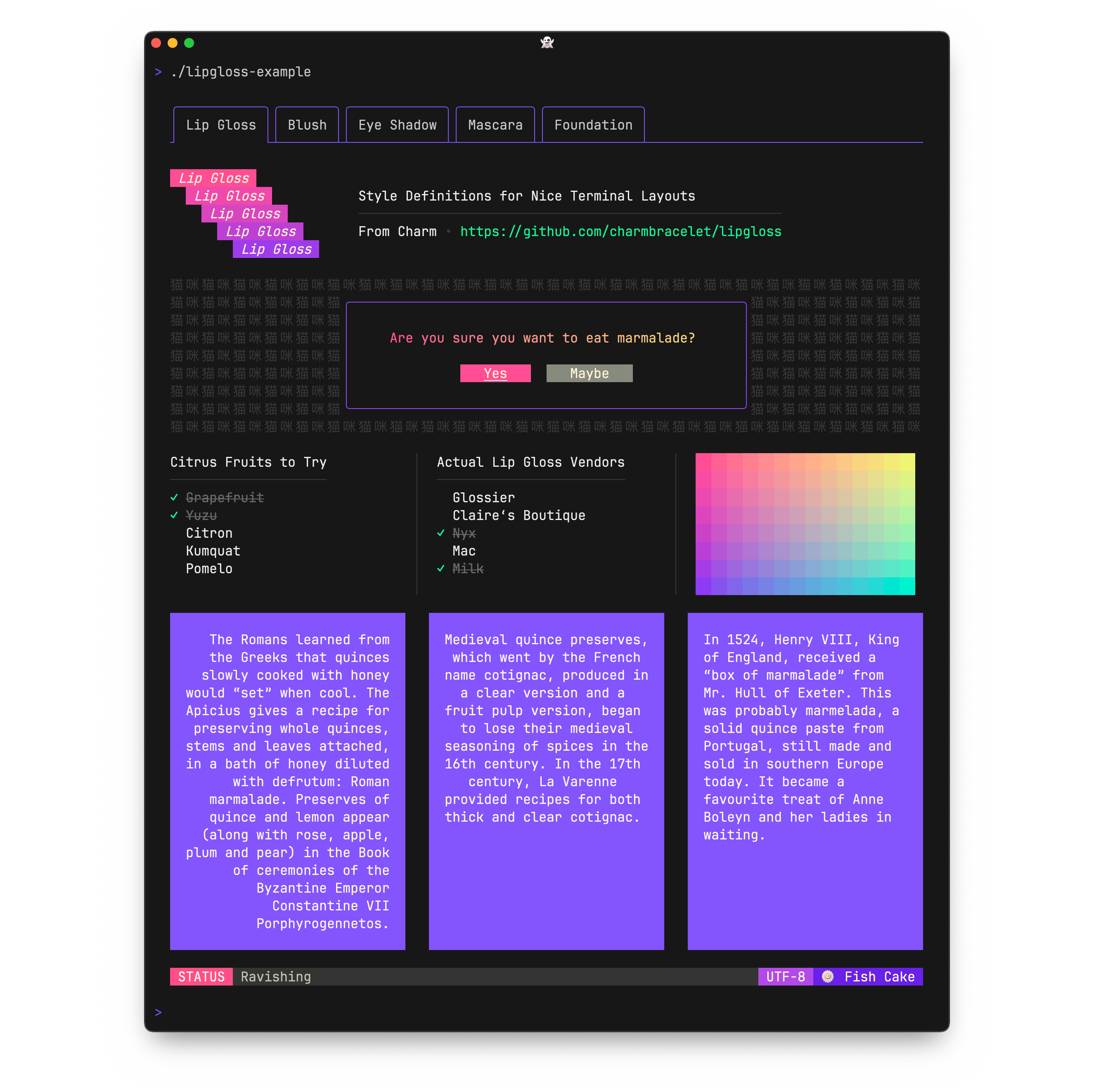 Developing a terminal UI in Go with Bubble Tea