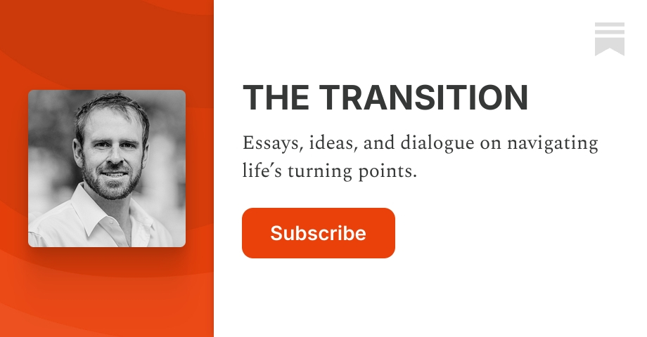 THE TRANSITION | Benjamin Davis | Substack