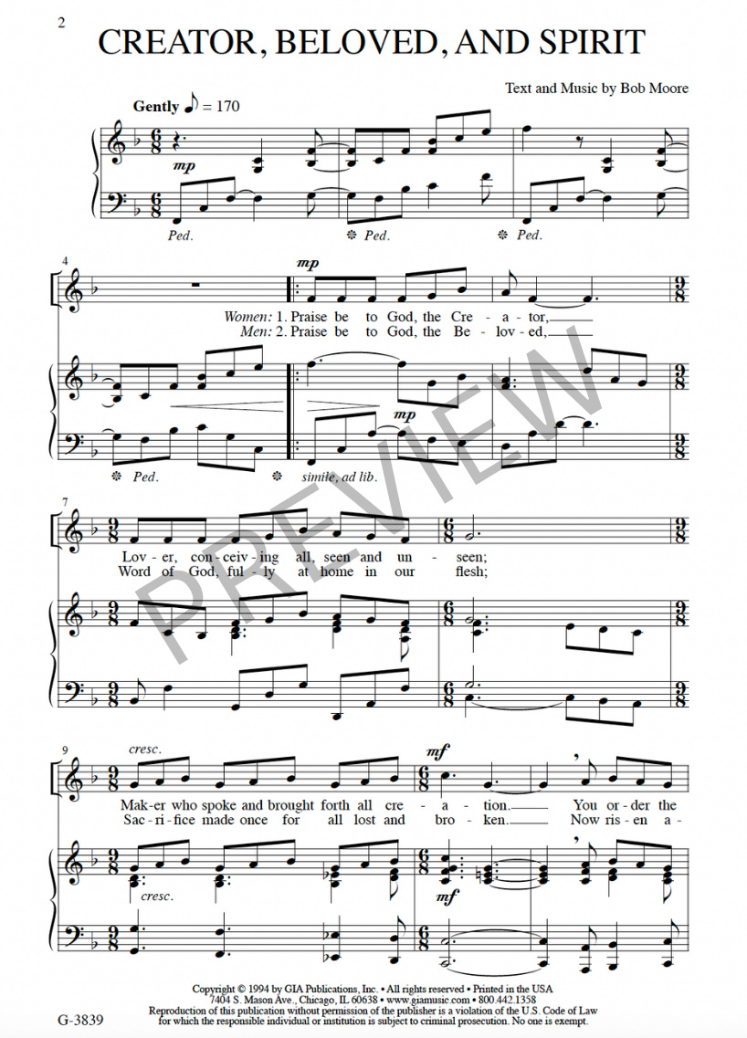 Songs for Trinity Sunday - GIA Sacred Music