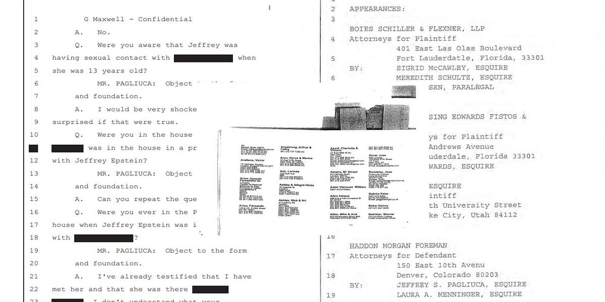 Full Epstein Client list and un redacted Black Book Available