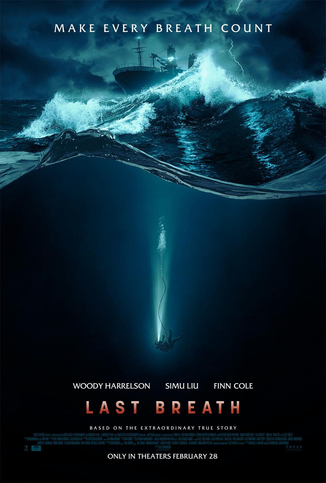Woody Harrelson, Simu Liu & Finn Cole Battle the Abyss in Alex ...