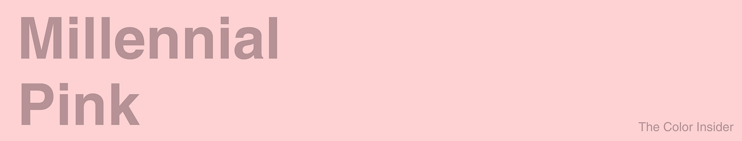 Millennial Pink - by Sasha Lavrova - Color Insider