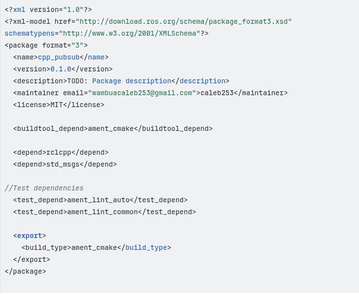 CREATING ROS2 HUMBLE PUBLISHER AND SUBSCRIBER NODE USING C++