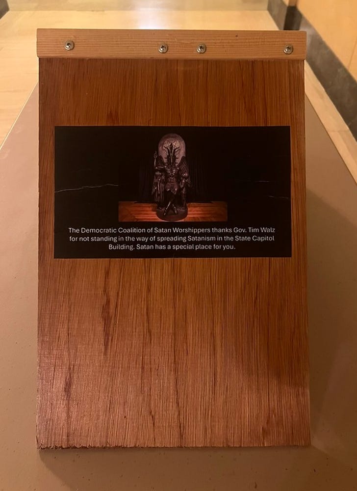 “Satan Has a Special Place for You”: Capitol Plaque and Display Raise ...