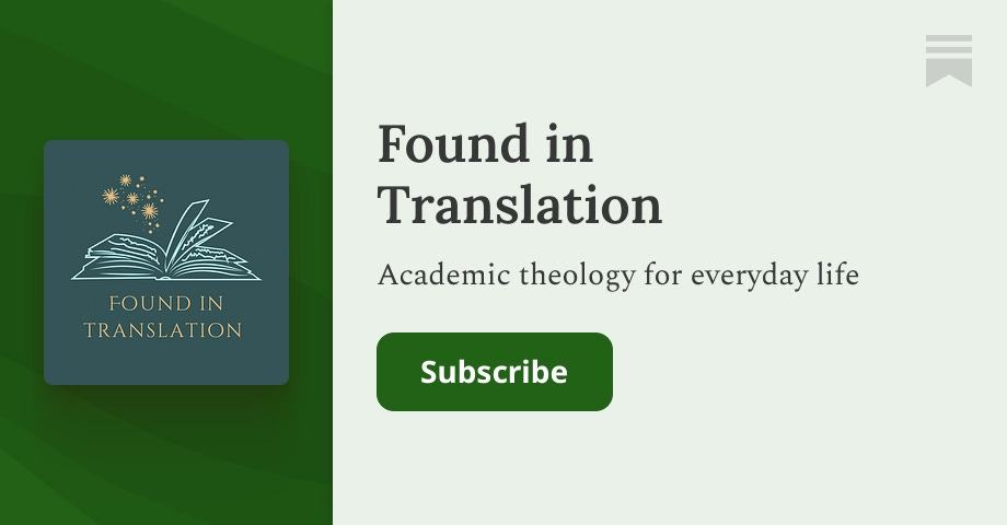 Found in Translation | Caroline Smiley | Substack