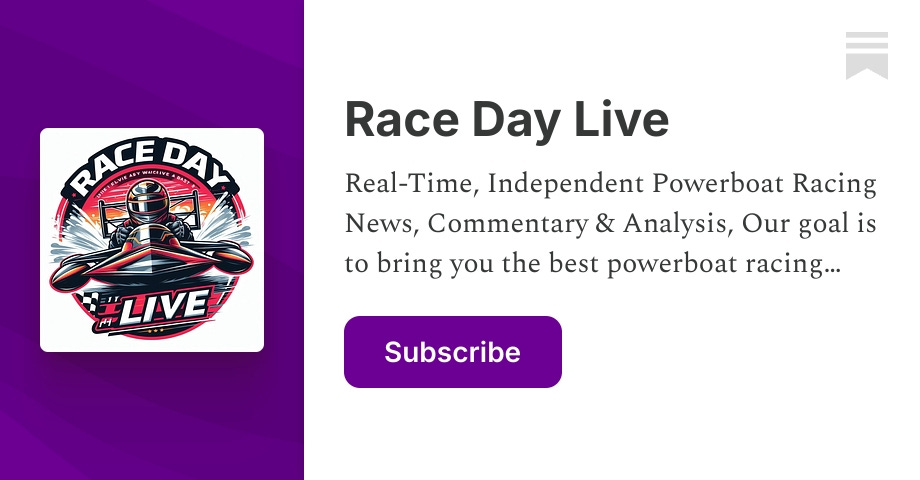Race Day Live | HydroRacer Live | Substack